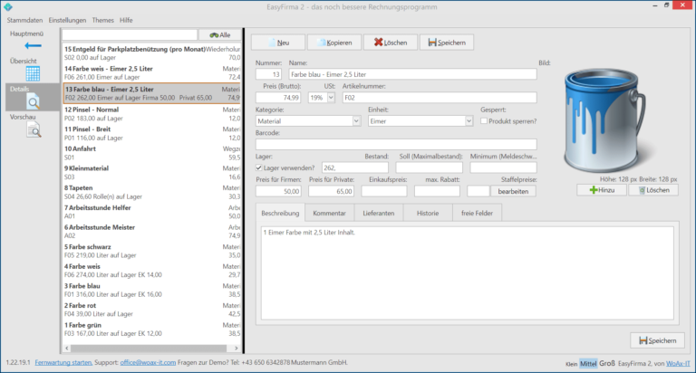 EasyFirma 2: die einfache Rechnungssoftware