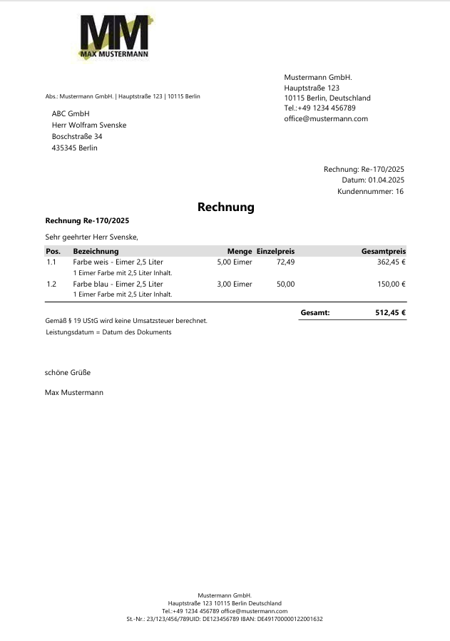 Kleinunternehmerregelung Deutschland (§ 19 UStG)